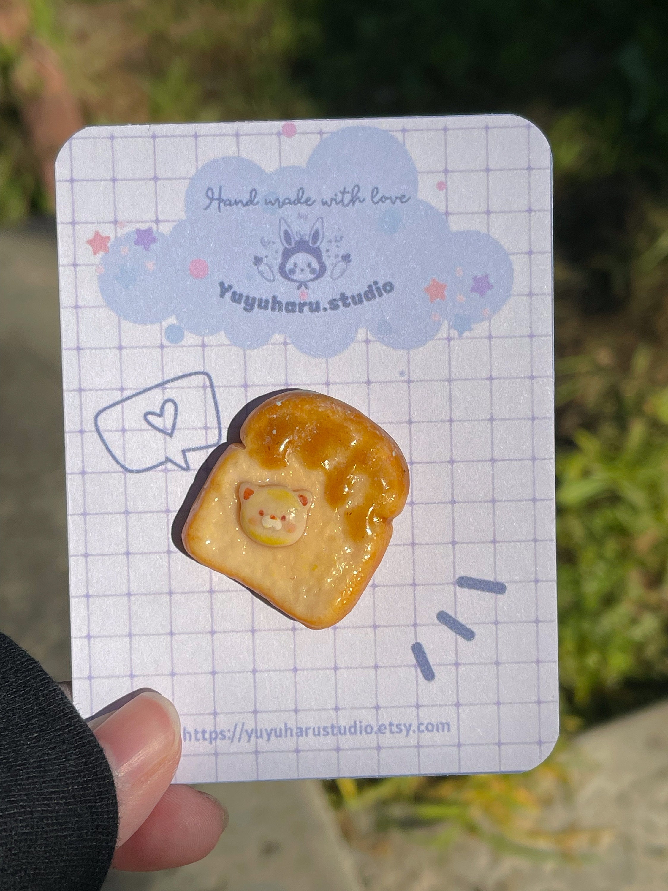 Cute Sandwich Pin Clay / Kawaii Pin Handmade - Etsy