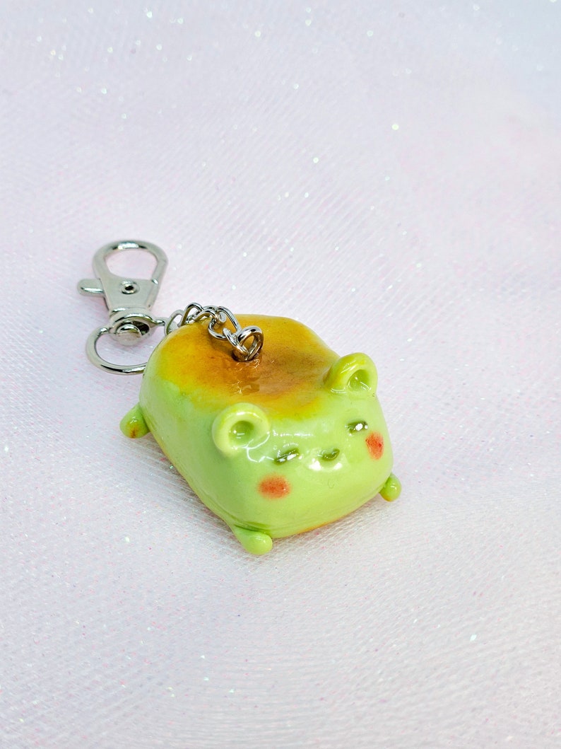 Polymer Clay Keychain Beads Bear Cute Kawaii Matcha - Etsy