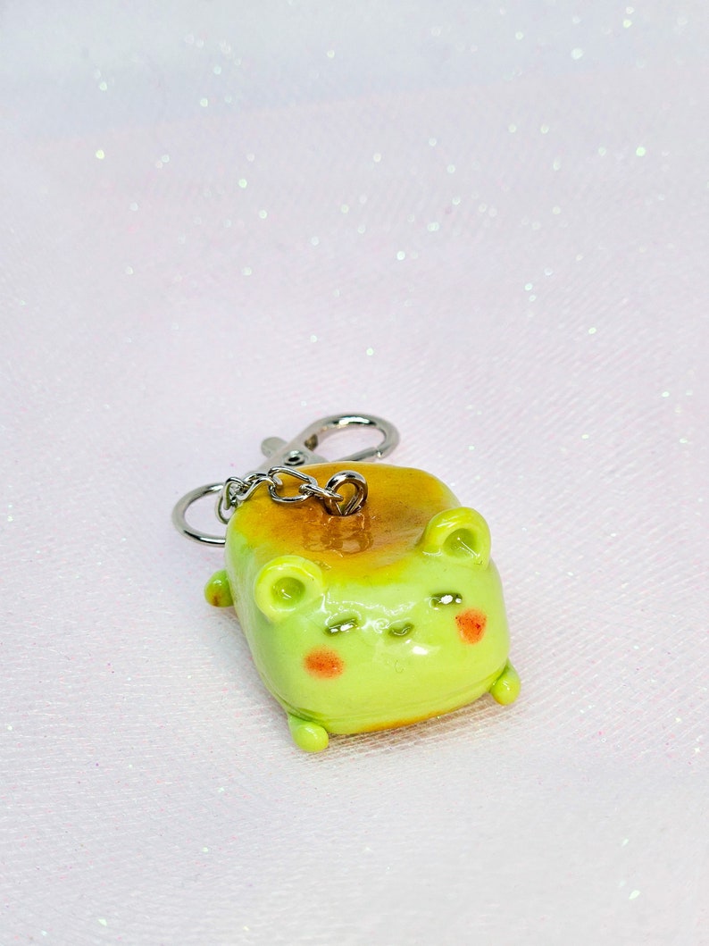 Polymer Clay Keychain Beads Bear Cute Kawaii Matcha - Etsy