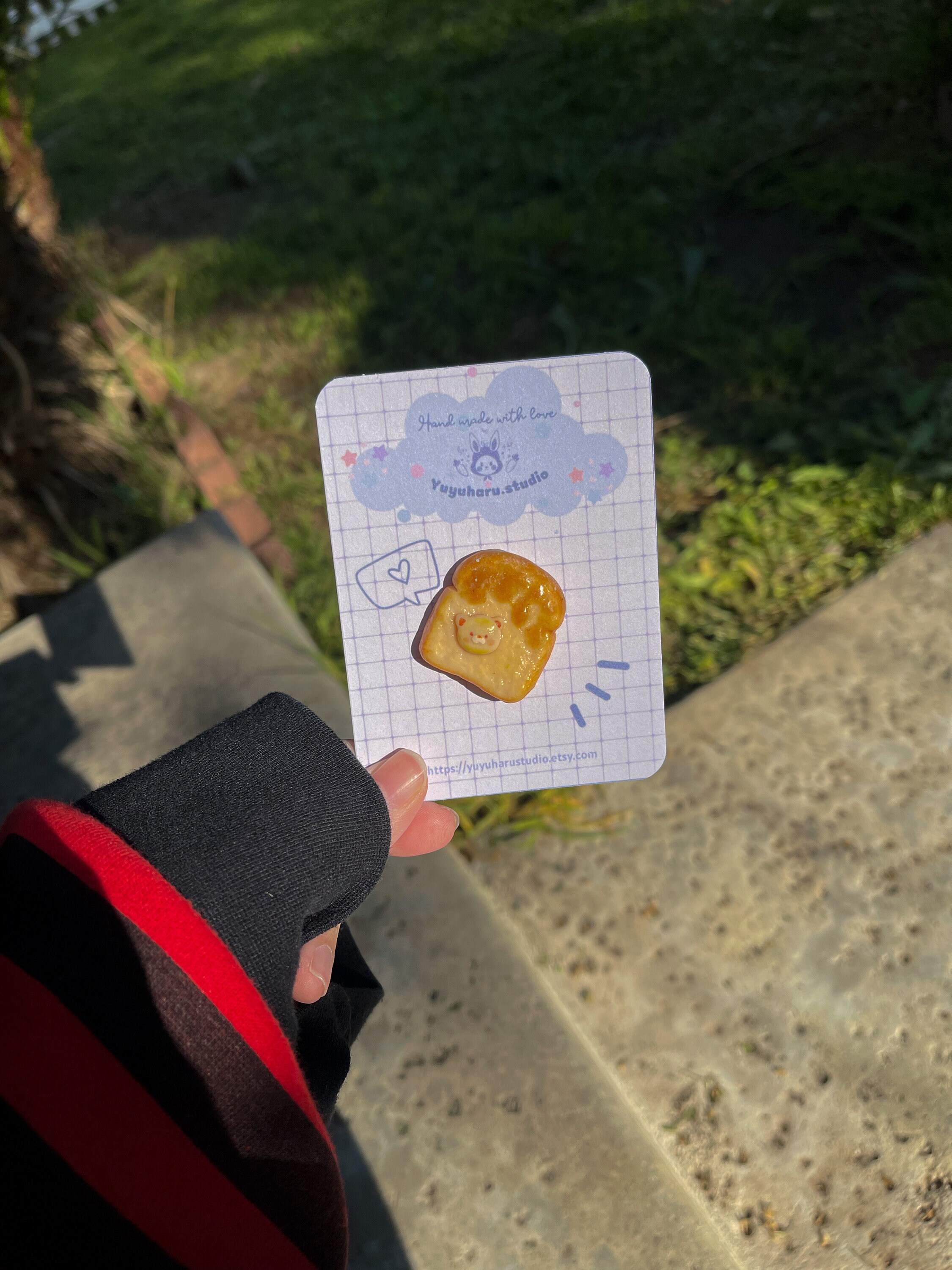 Cute Sandwich Pin Clay / Kawaii Pin Handmade - Etsy