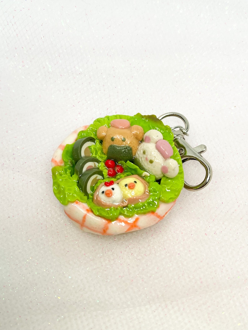 Bento Kawaii Charm Desk/keychain - Etsy