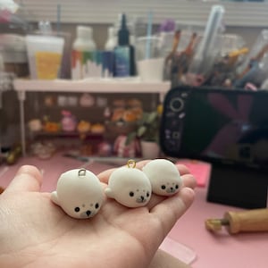 Mochi Seal Cute Keychain/phone Charm - Etsy
