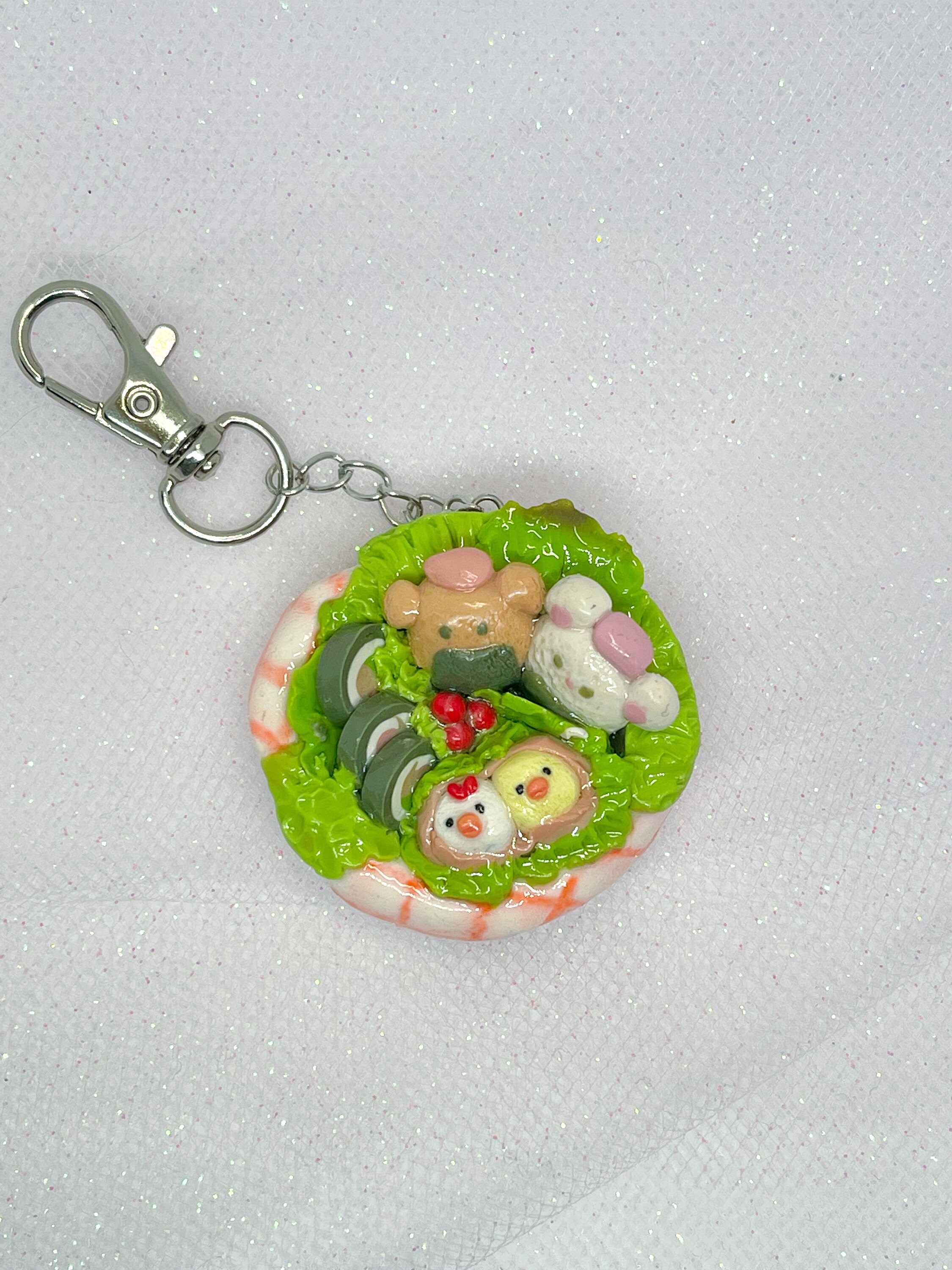 Bento Kawaii Charm Desk/keychain - Etsy