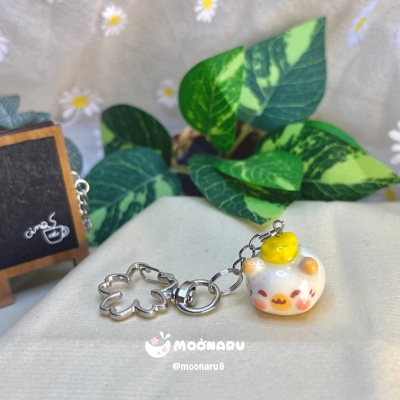Cheesy Meow Keychain - Etsy