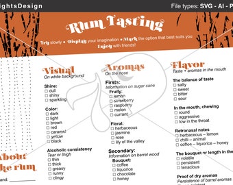 Rum Tasting Guide - Etsy