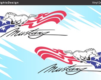 Mustang Car Decal - Etsy