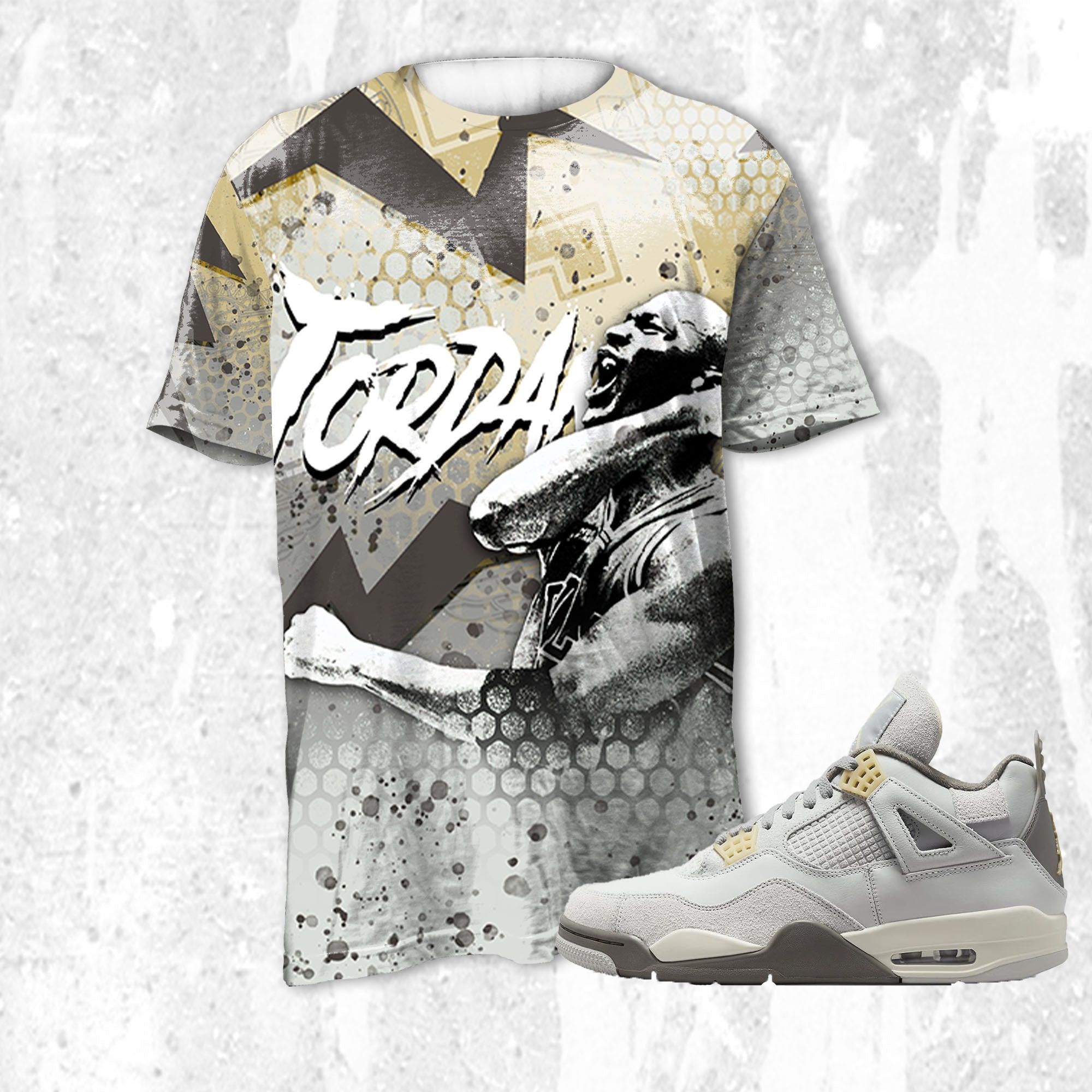 The GOAT 23 Jordan Sneaker Motiv 3D T-Shirt