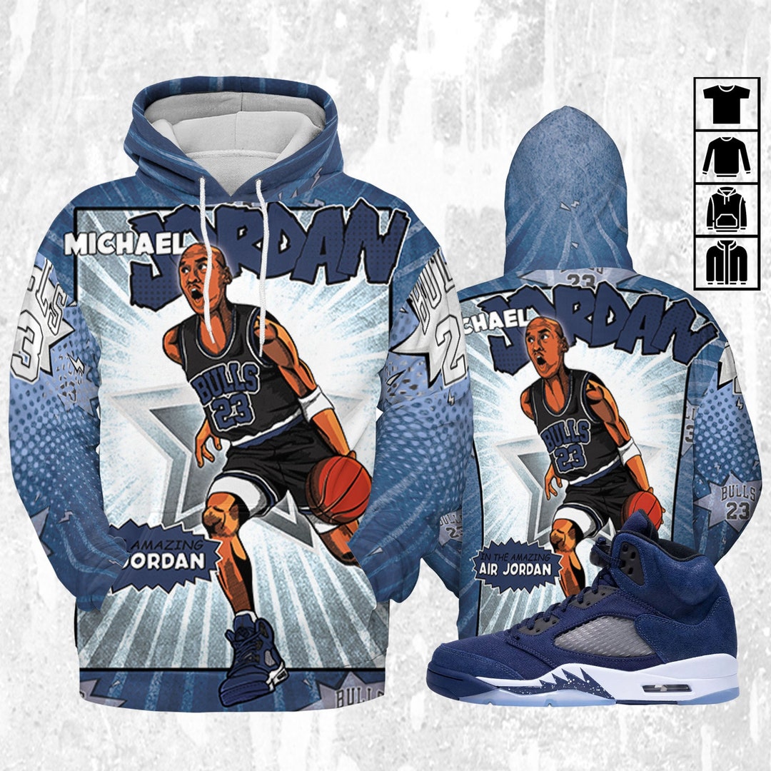 MJ Comic Frame Unisex 3D Sweatshirt Hoodie T-shirt Match - Etsy