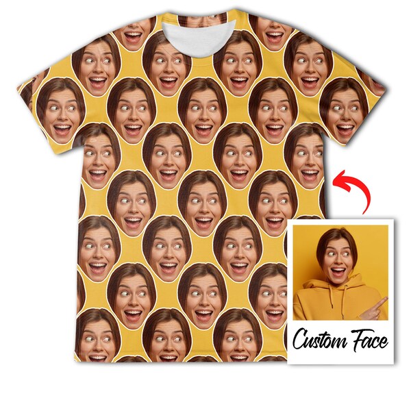 Custom Face Shirt - Etsy