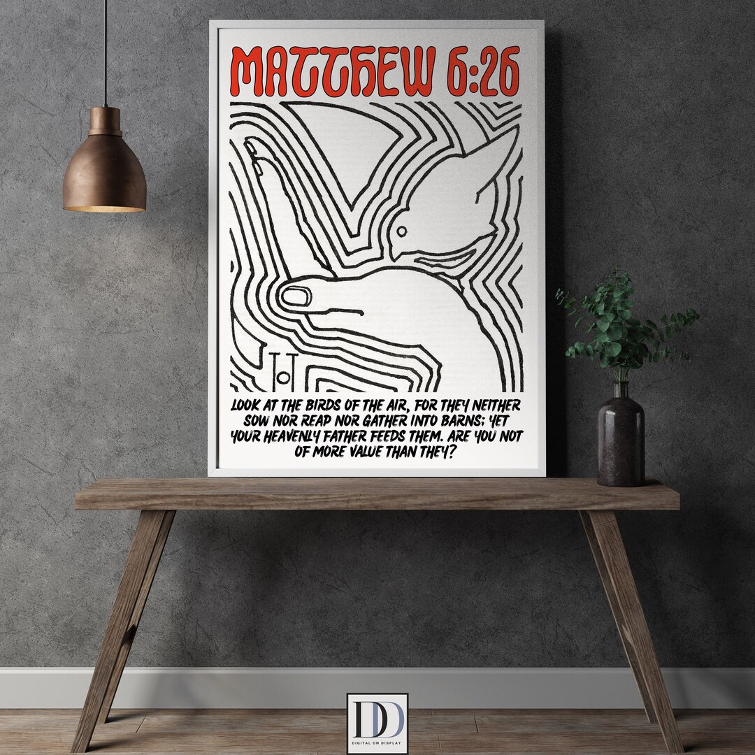 Bible Verse Wall Art, Printable Poster, Large Bible Verse Prints ...