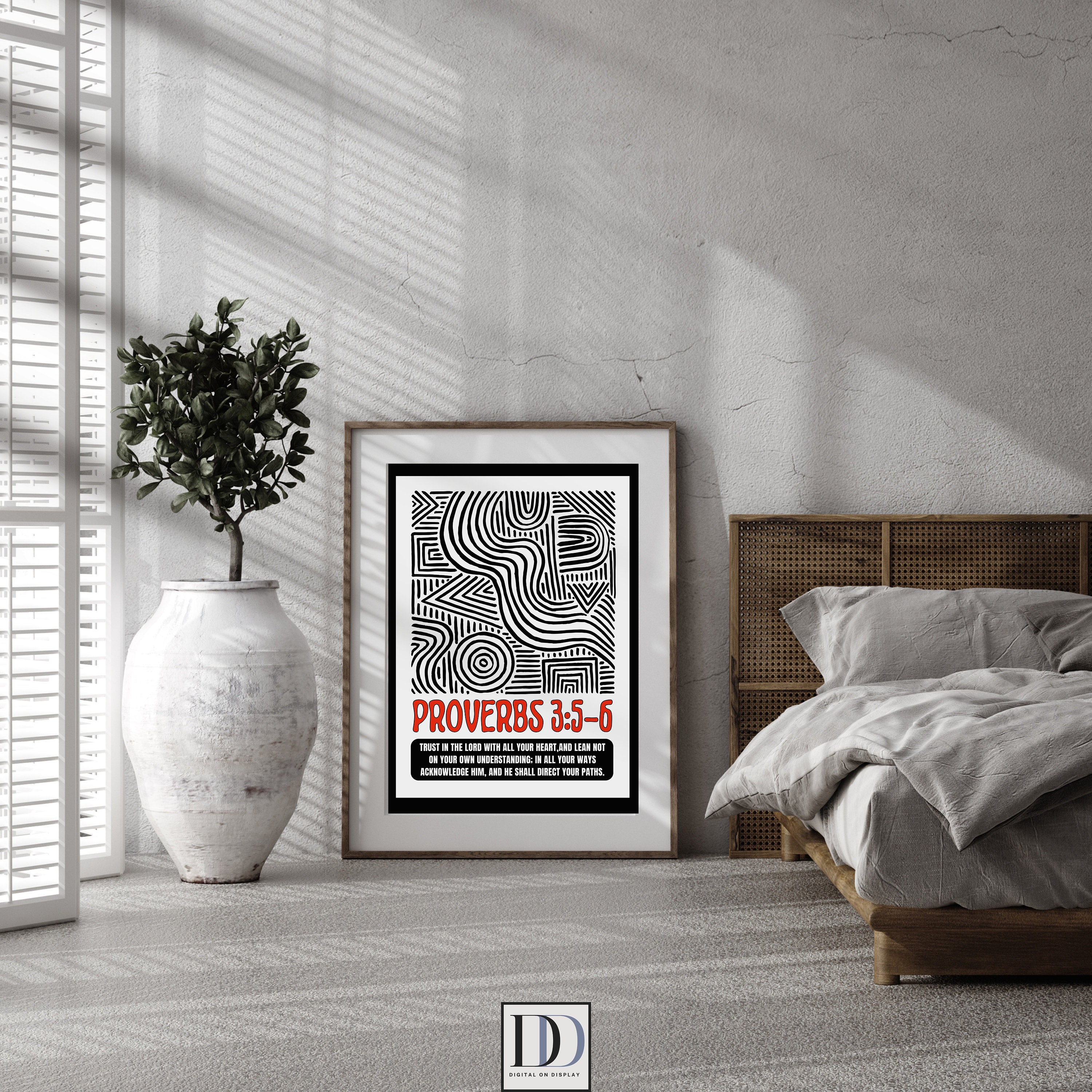 Bible Verse Wall Art, Printable Poster, Large Bible Verse Prints ...