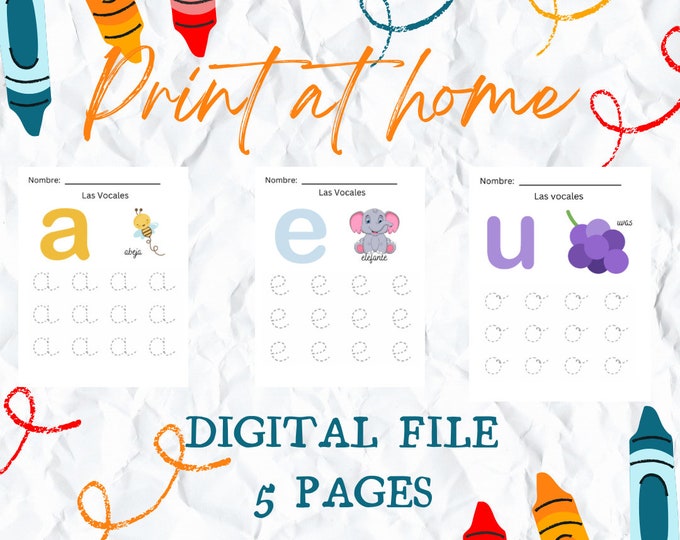 VOCALES BUNDLE!! -- La Aventura De Aprender a Leer Y Escribir En ...