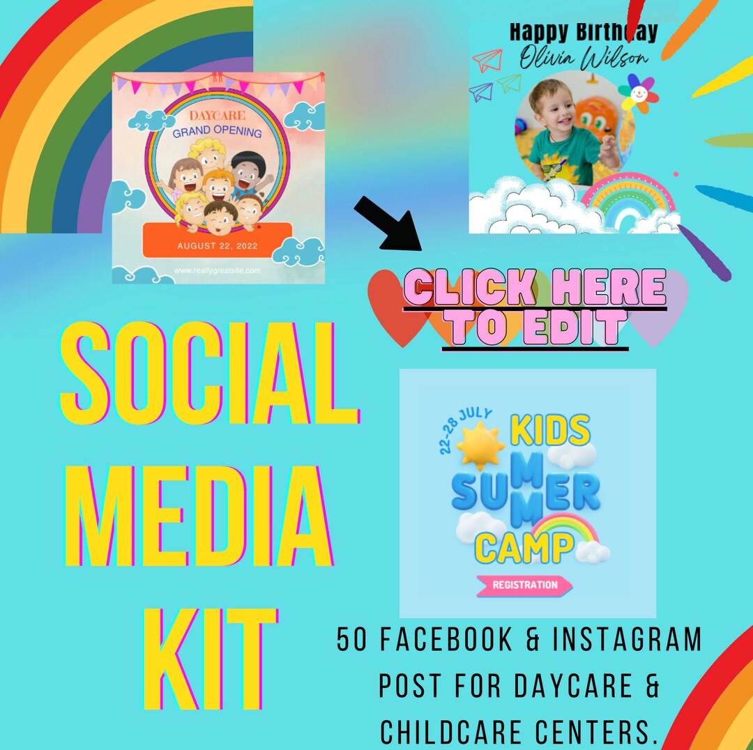 Daycare Social Media Childcare Preschool Chil Care Business Facebook ...