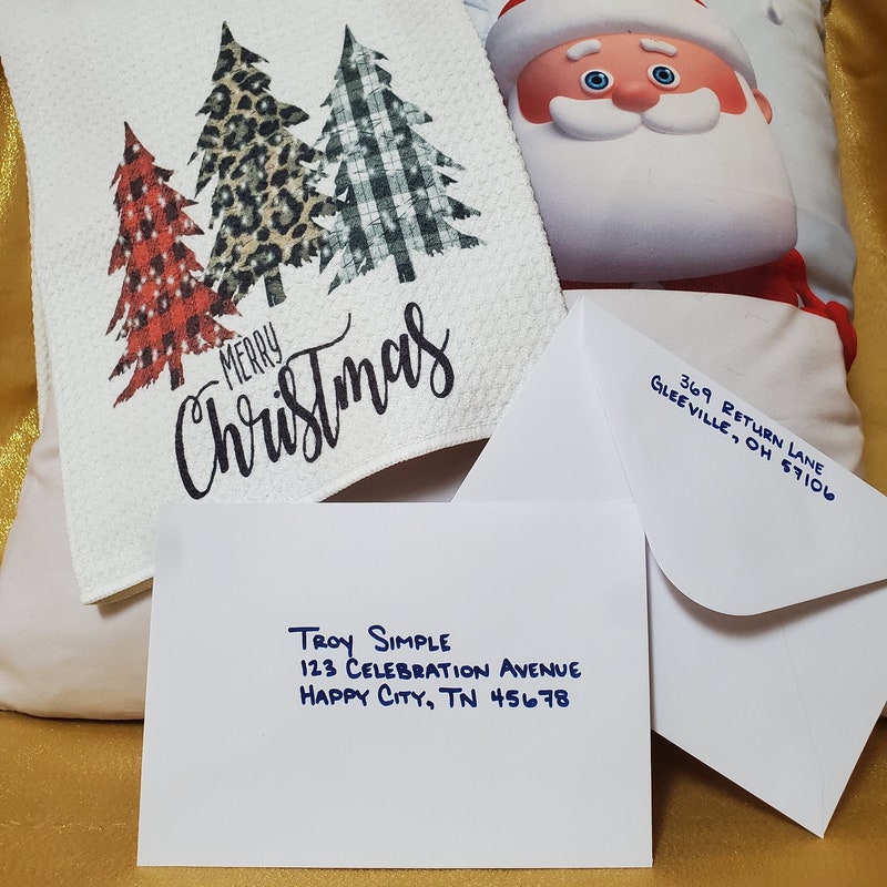 Handwritten Christmas Cards - Etsy