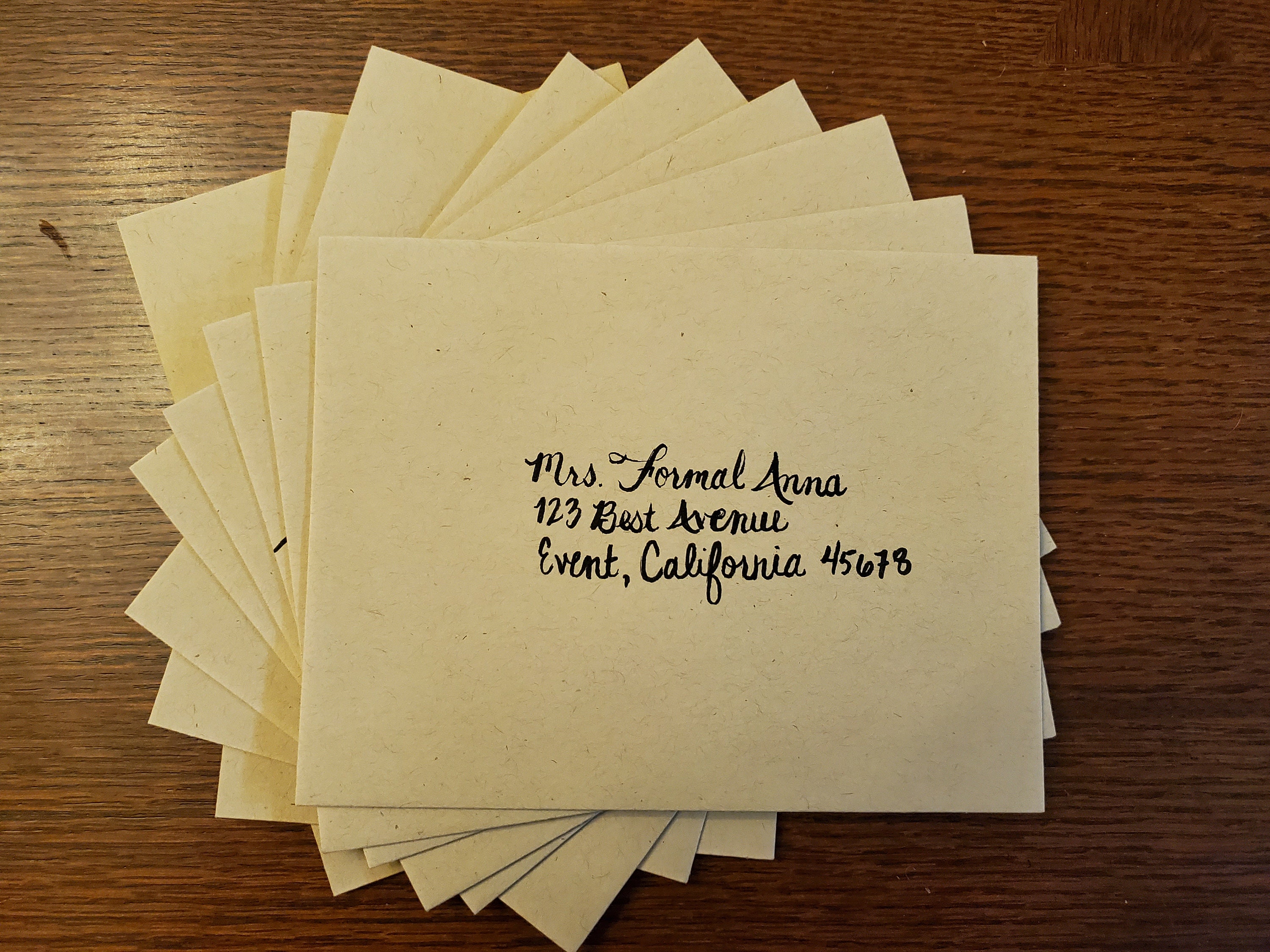 Handwritten Addressing and Calligraphy - Etsy