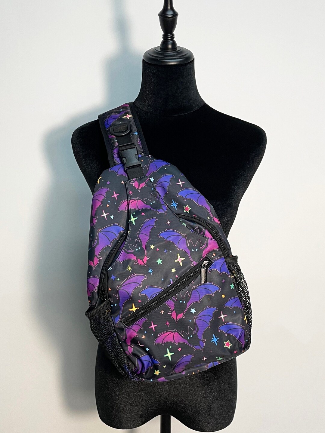 Bat Sling Bag, Bat Sling Backpack, Bat Crossbody Backpack Chest Bag for ...