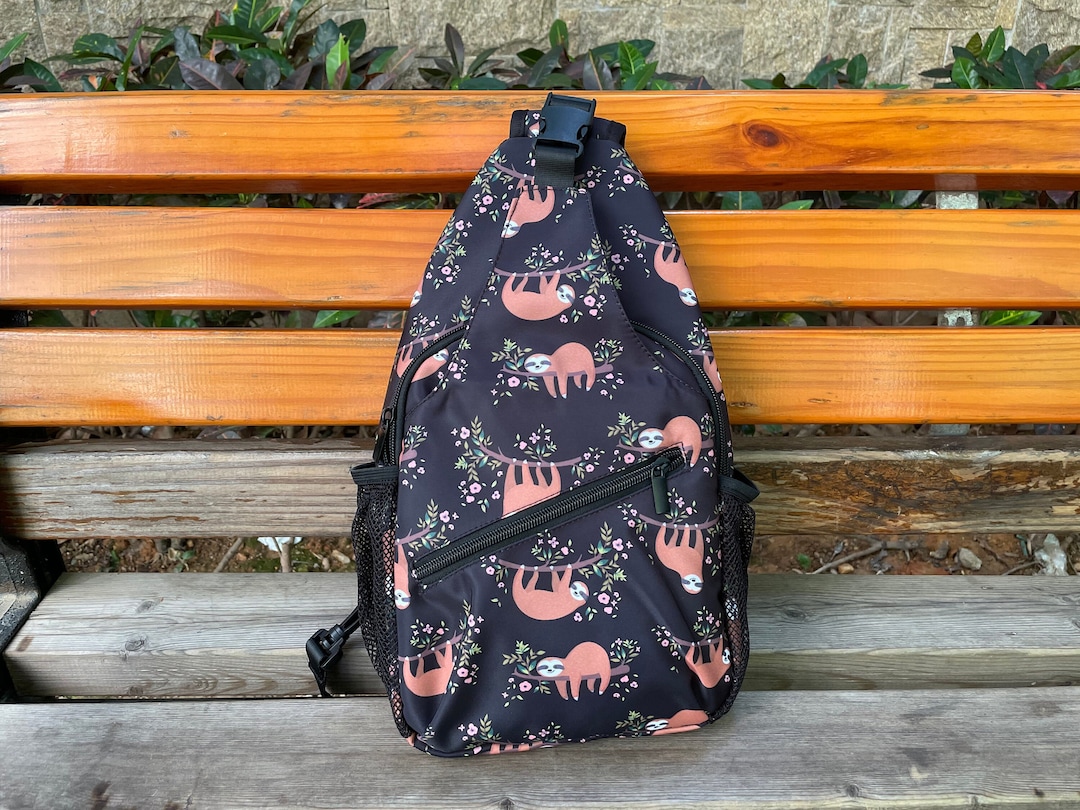 Sloth Sling Bag, Sloth Sling Backpack, Crossbody Backpack Chest Bag for ...