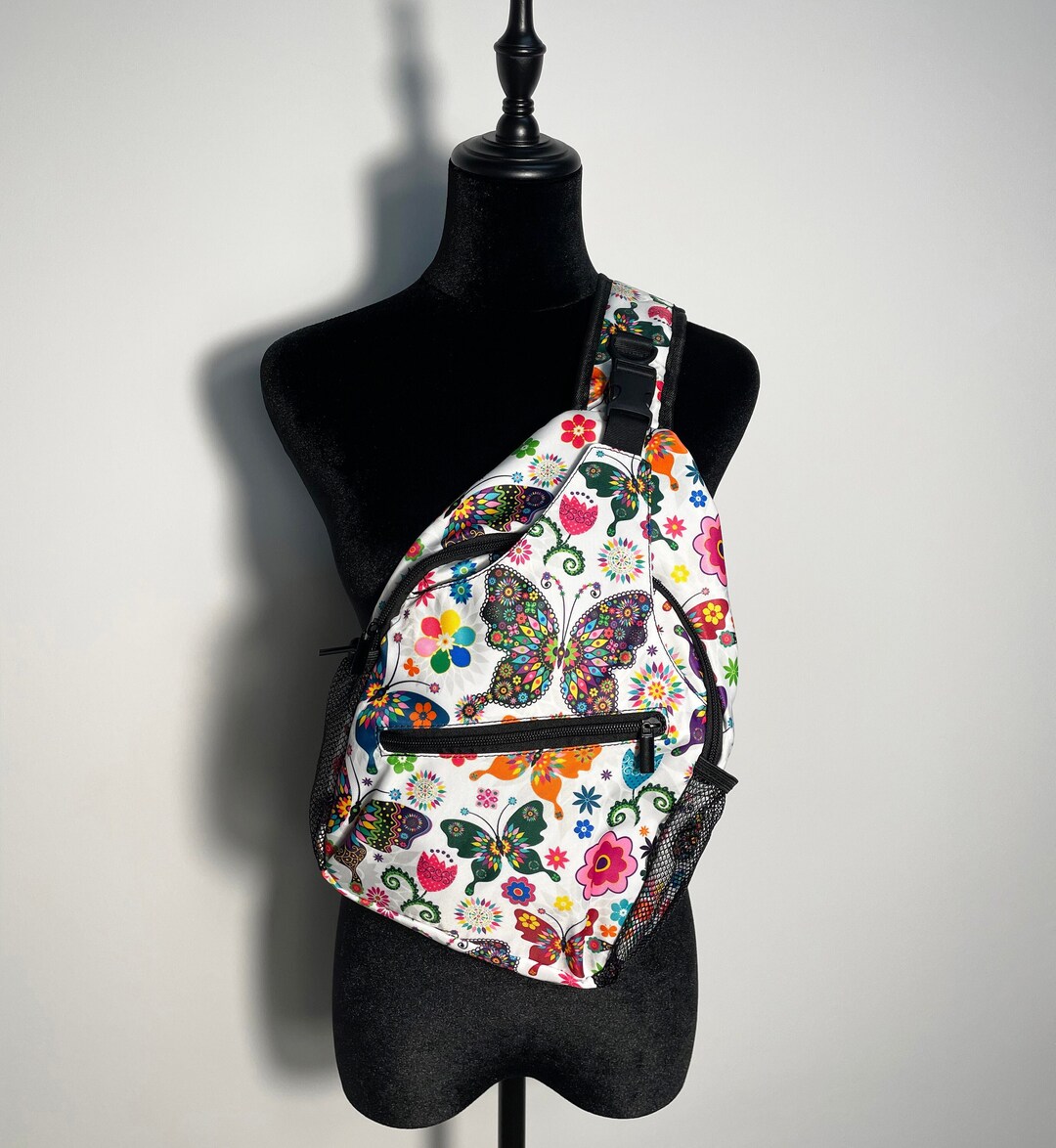 Butterfly Sling Bag, Butterfly Sling Backpack, Butterfly Crossbody ...