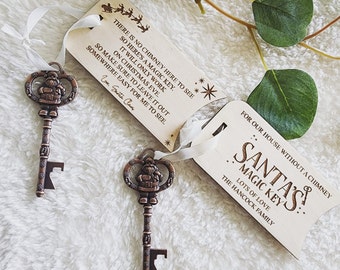 Santa's Magic Key Door Lock Christmas Xmas Magical - Etsy