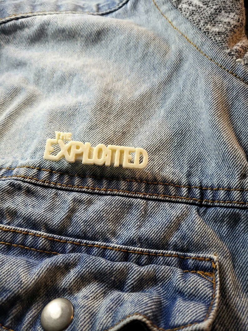 The Exploited Logo Pin - Etsy