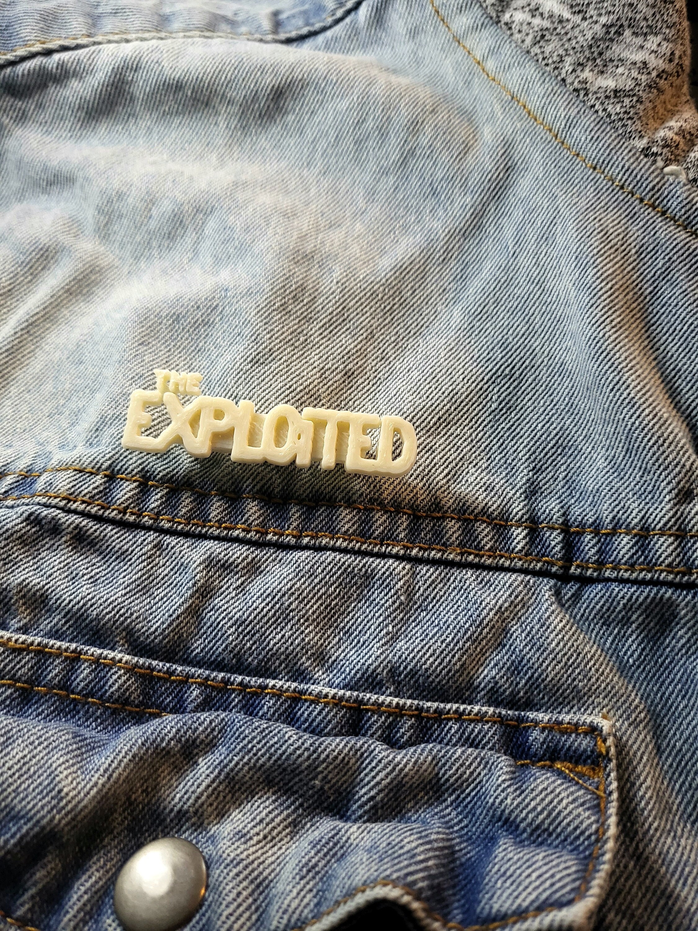 The Exploited Logo Pin - Etsy