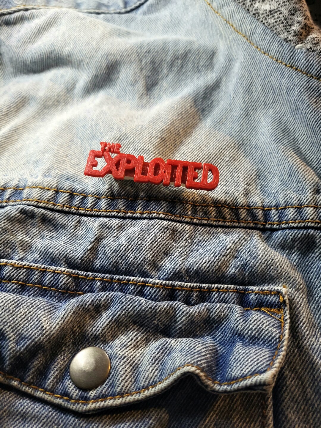 The Exploited Logo Pin - Etsy
