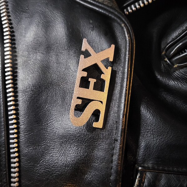Sex Enamel Pin Etsy