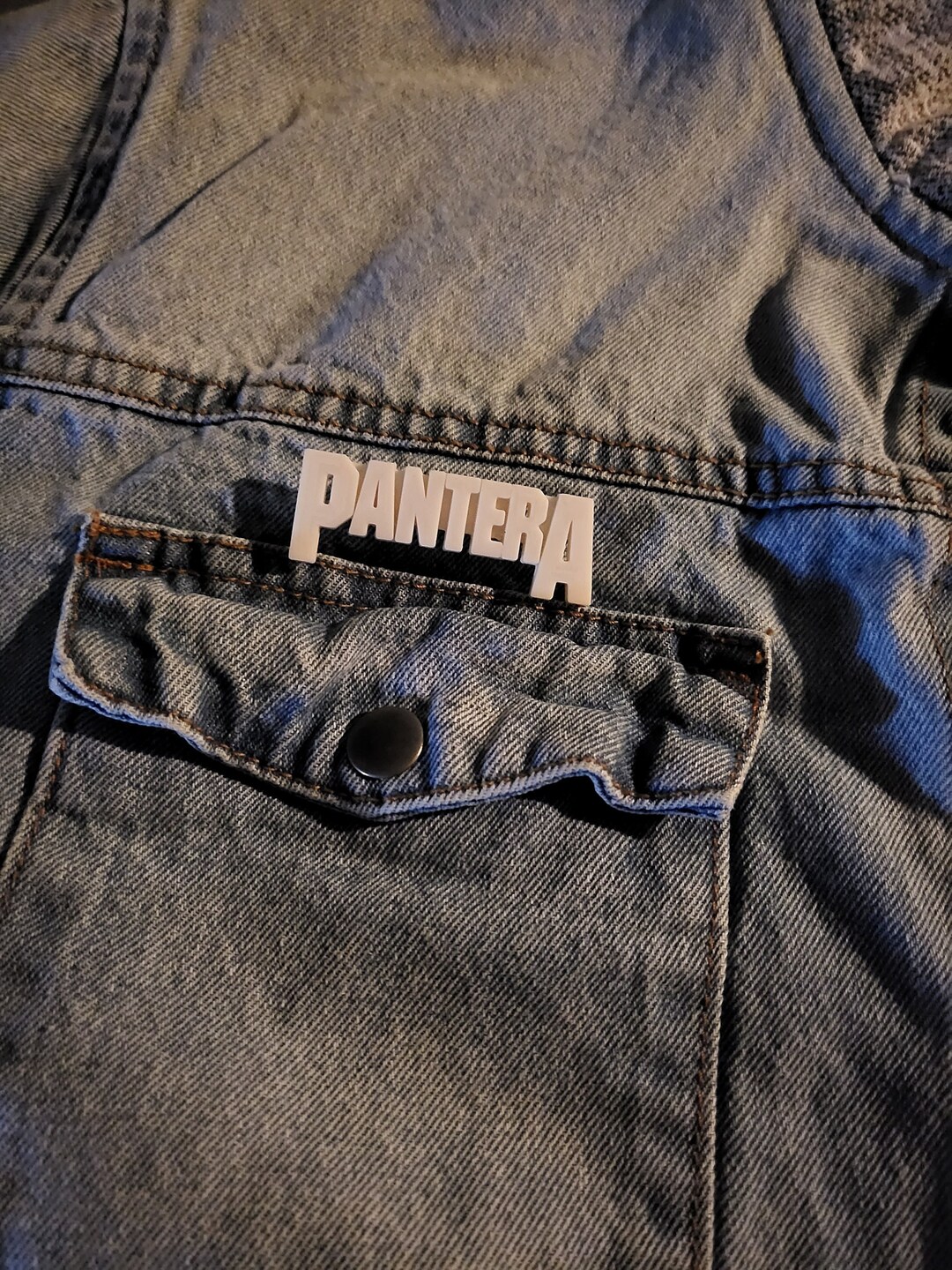 Pantera Logo Pin - Etsy