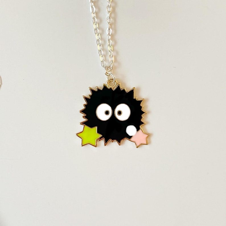 Spirited Away Soot Sprites Susuwatari Dust Bunnies Necklace - Etsy Canada