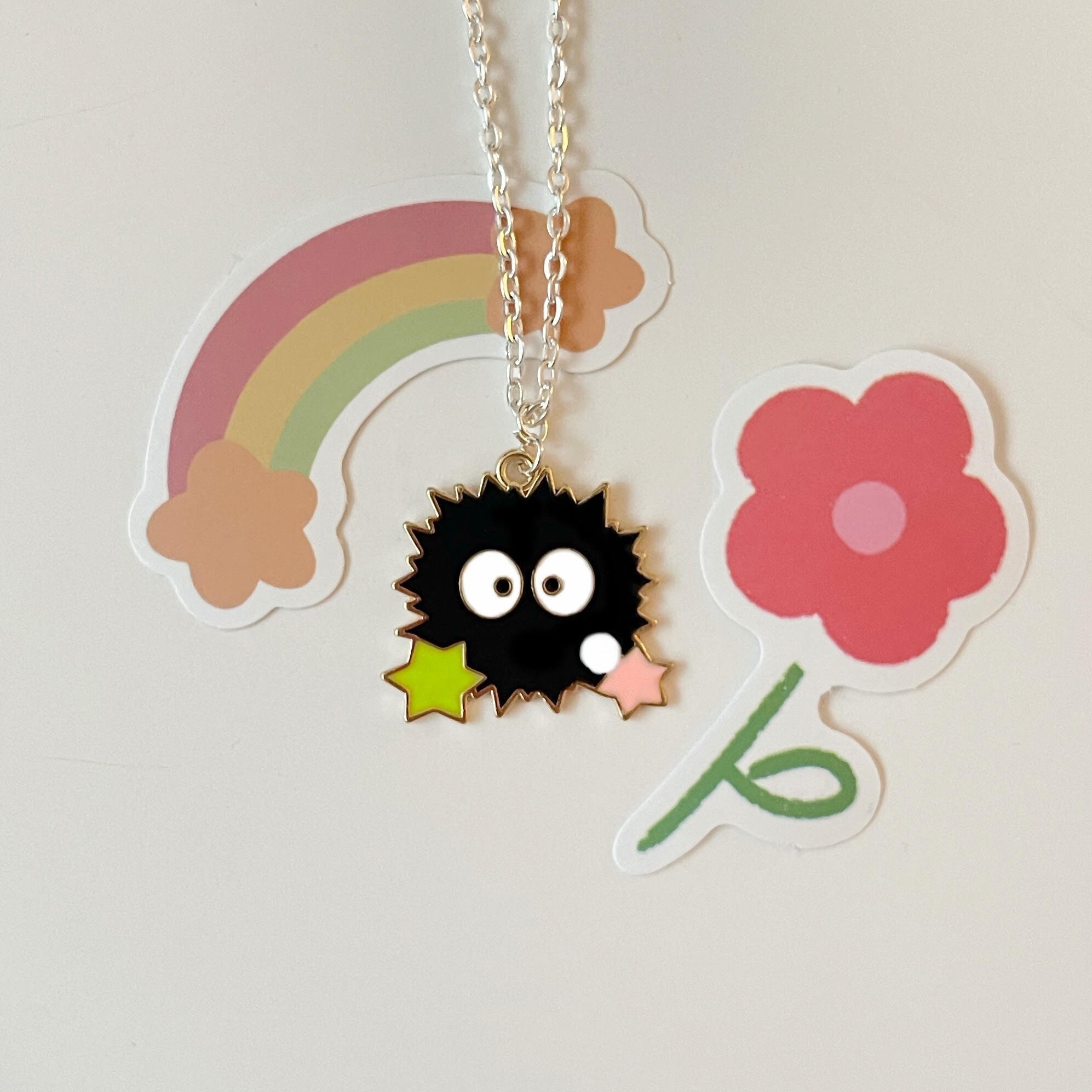 Spirited Away Soot Sprites Susuwatari Dust Bunnies Necklace - Etsy Canada