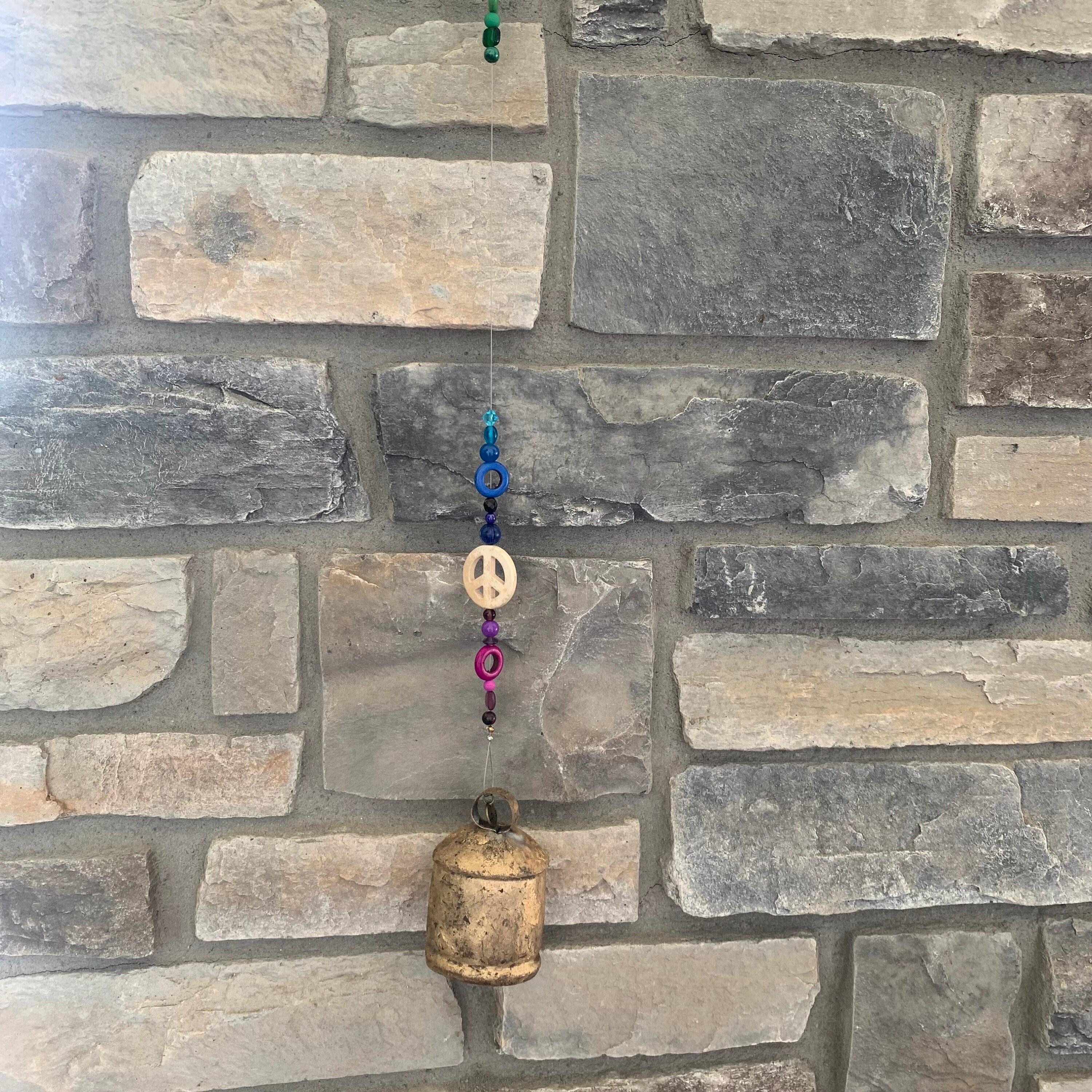 Beaded Sun Catcher/wind Chime LGBTQ Pride Rainbow Peace - Etsy