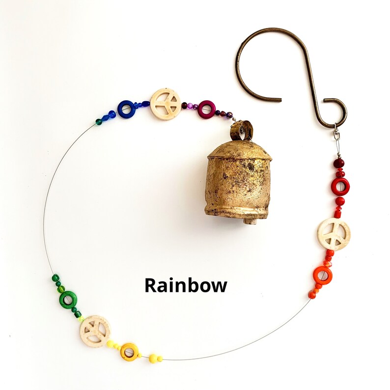 Beaded Sun Catcher/wind Chime, LGBTQ, Pride, Rainbow, Peace, Coming Out ...