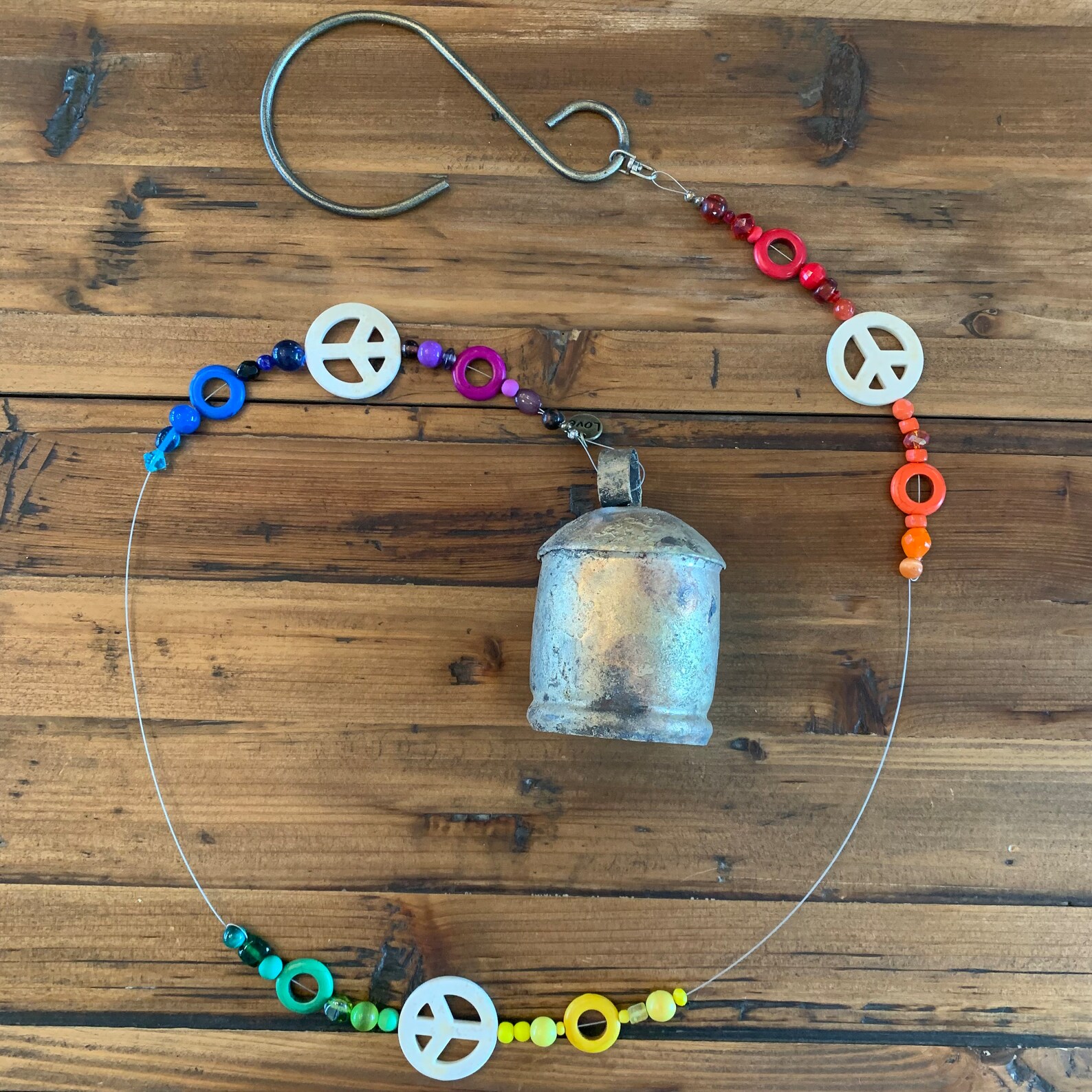 Beaded Sun Catcher/wind Chime, LGBTQ, Pride, Rainbow, Peace, Coming Out ...