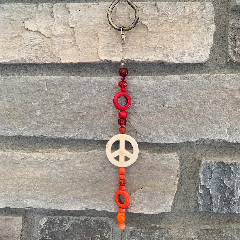 Beaded Sun Catcher/wind Chime, LGBTQ, Pride, Rainbow, Peace, Coming Out ...