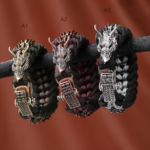Original Dragon Design Fashionable Skull Bracelet,men's Retro ...