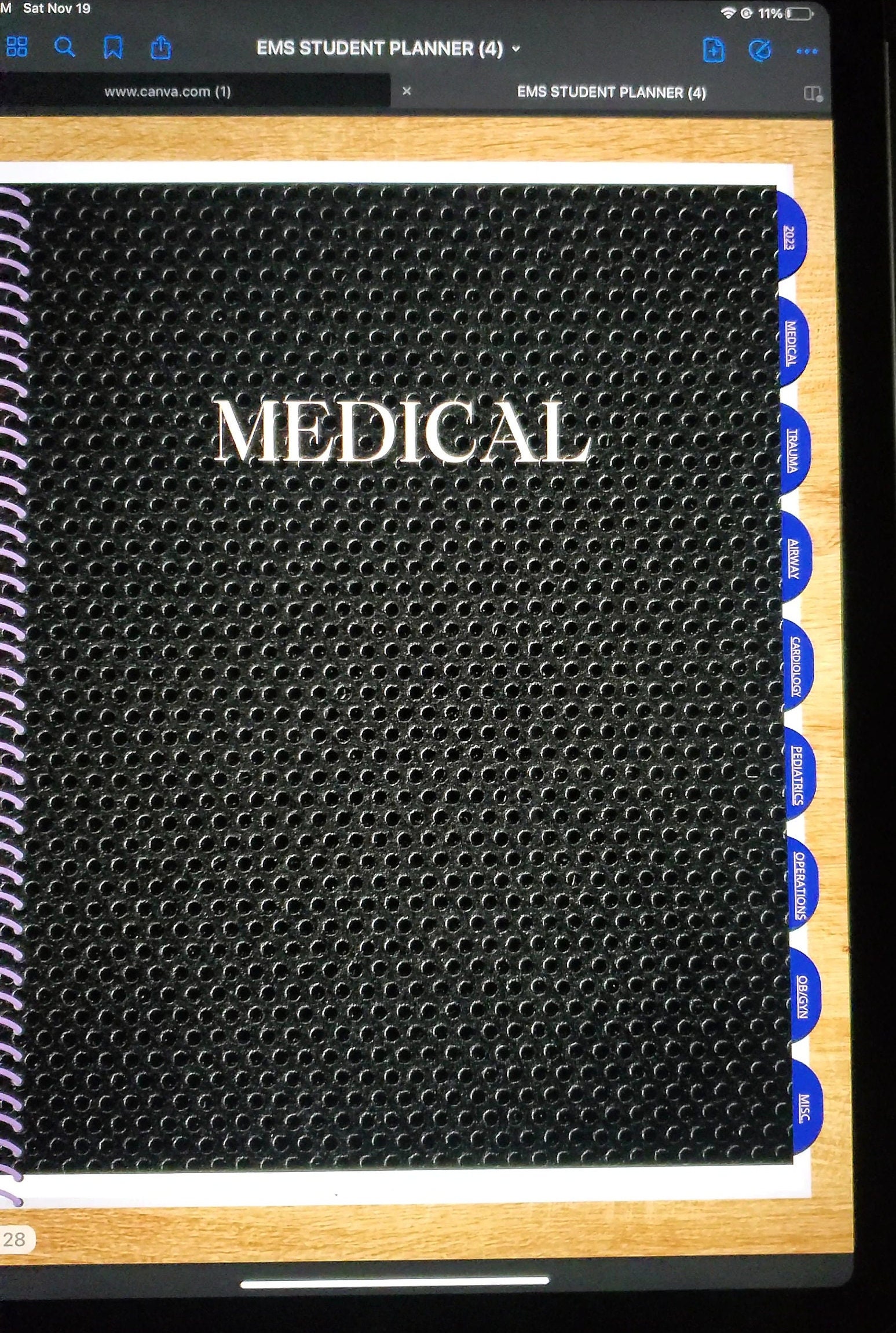EMS Student Digital Planner - Etsy