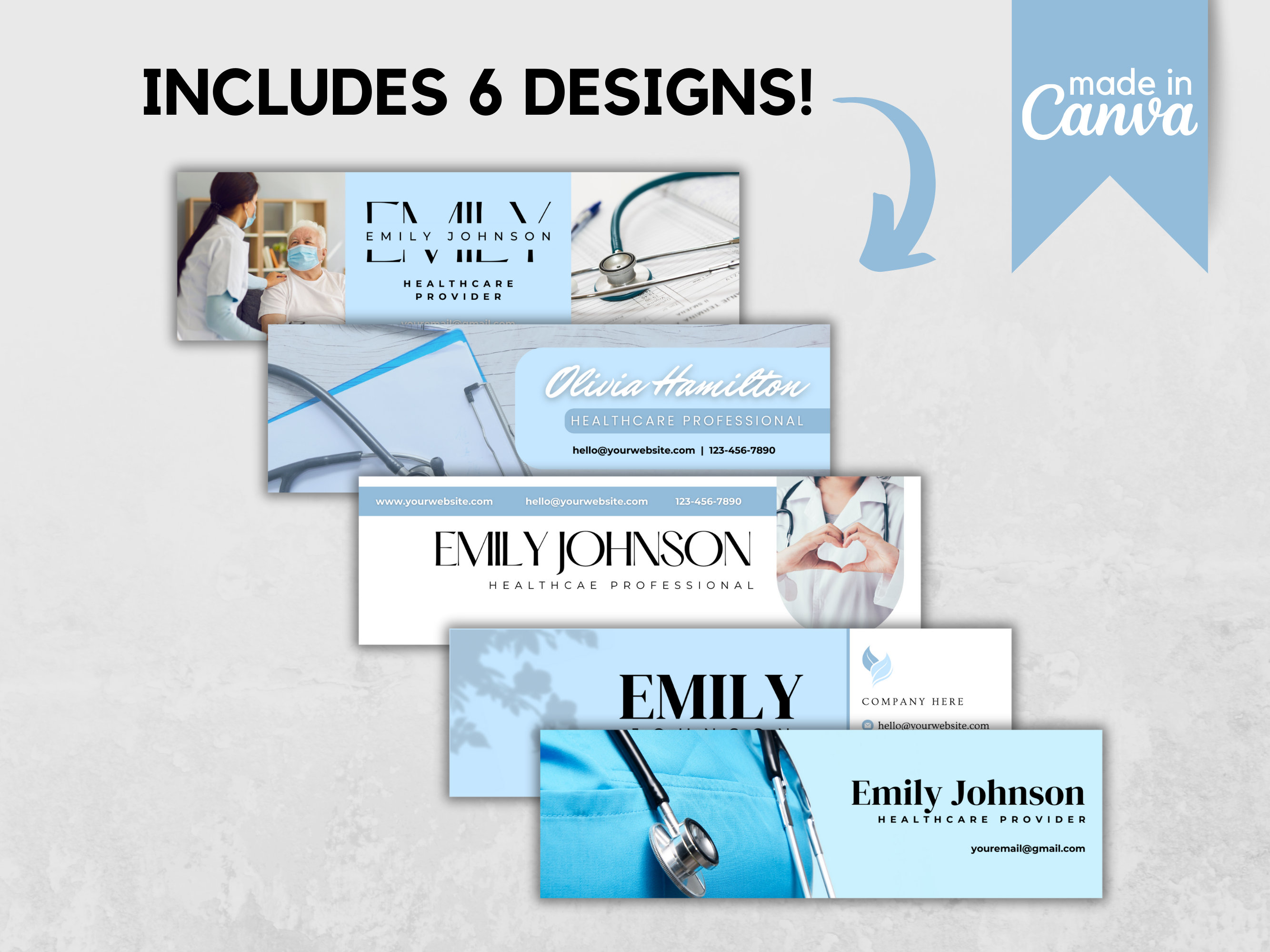 Linkedin Banner Canva Editable Template for Healthcare Worker Linkedin ...