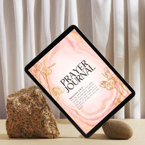 Prayer Journal Digital Bible Study Planner Faith Reflection Planner ...