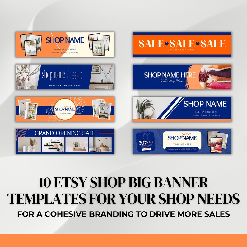 Etsy Banner Template Editable in Canva Etsy Mockup Frame Big Banner ...