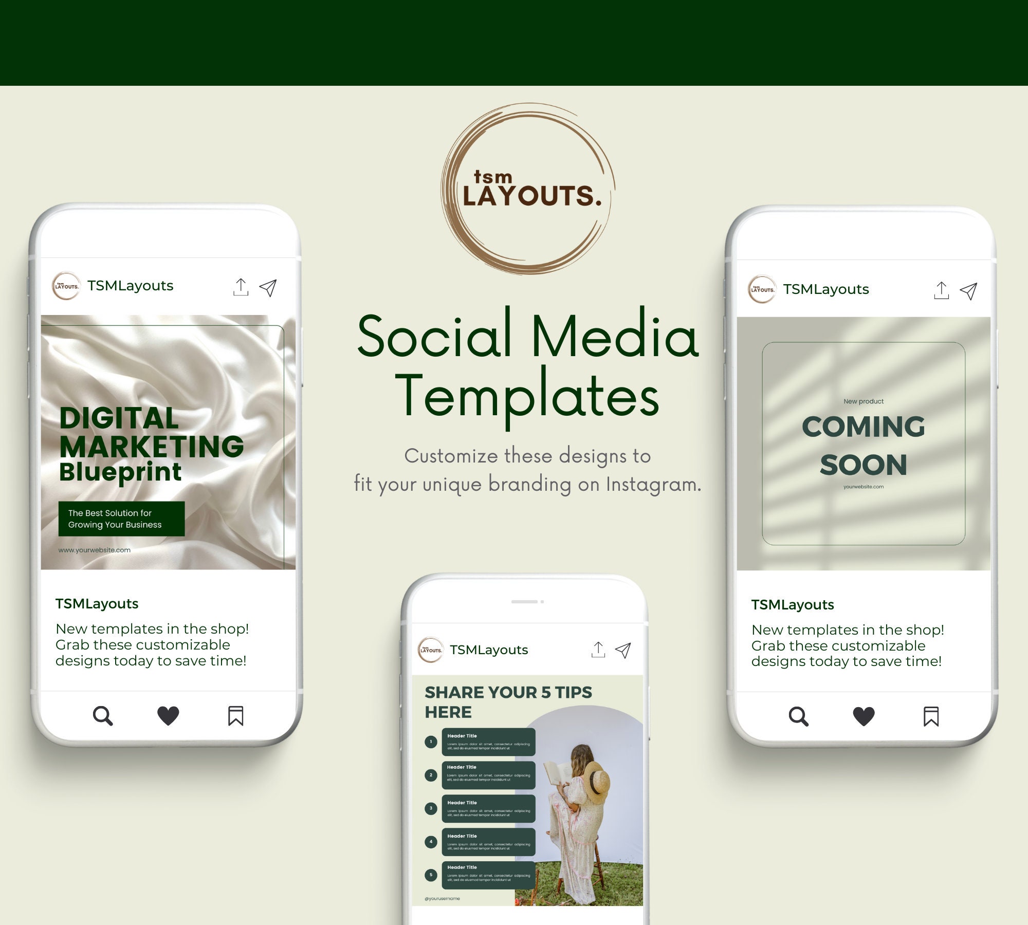 Social Media Post Templates Editable in Canva Instagram Post Templates ...