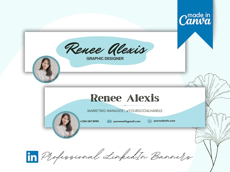 Linkedin Banner Template for Personal Branding Linkedin Header for ...