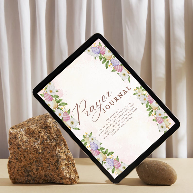 Prayer Journal Digital Bible Study Planner Faith Reflection Planner ...