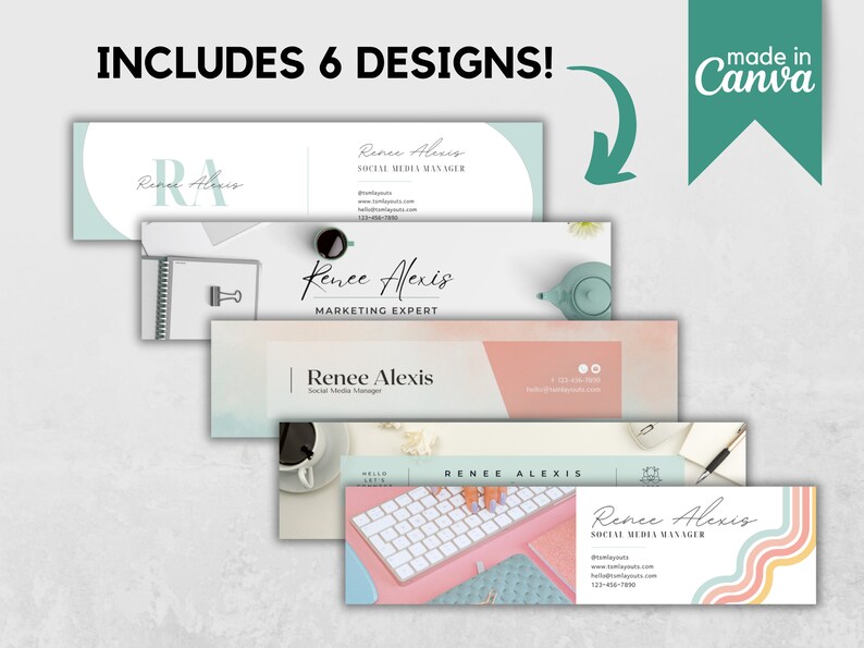 Linkedin Banner for Social Media Manager Canva Editable Template for ...