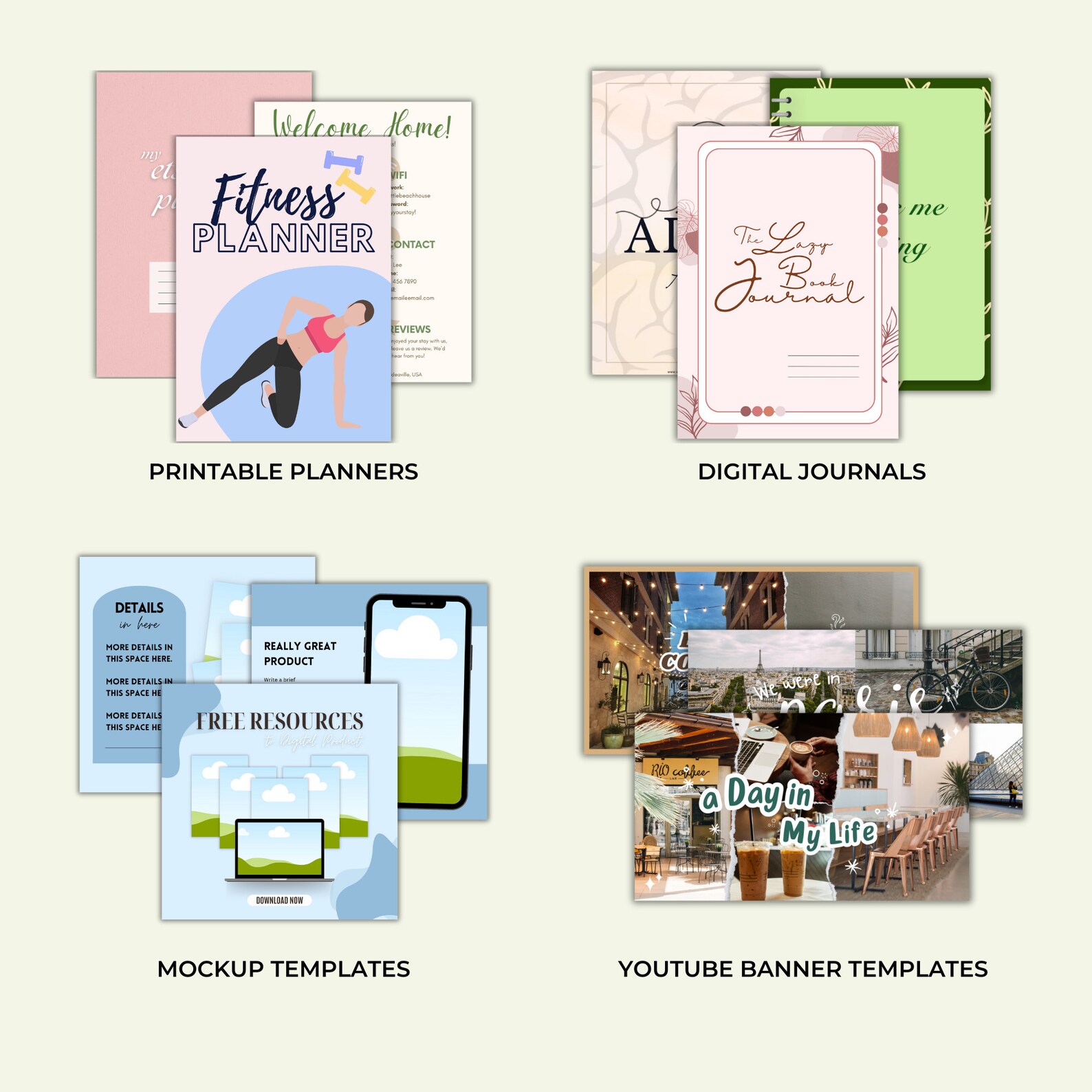 Whole Shop Mega Bundle Canva Template Social Media Kit Template ...