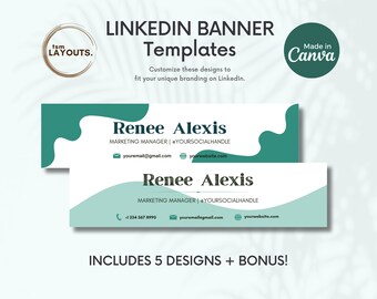 Linkedin Banner Template for Personal Branding Linkedin Header for ...