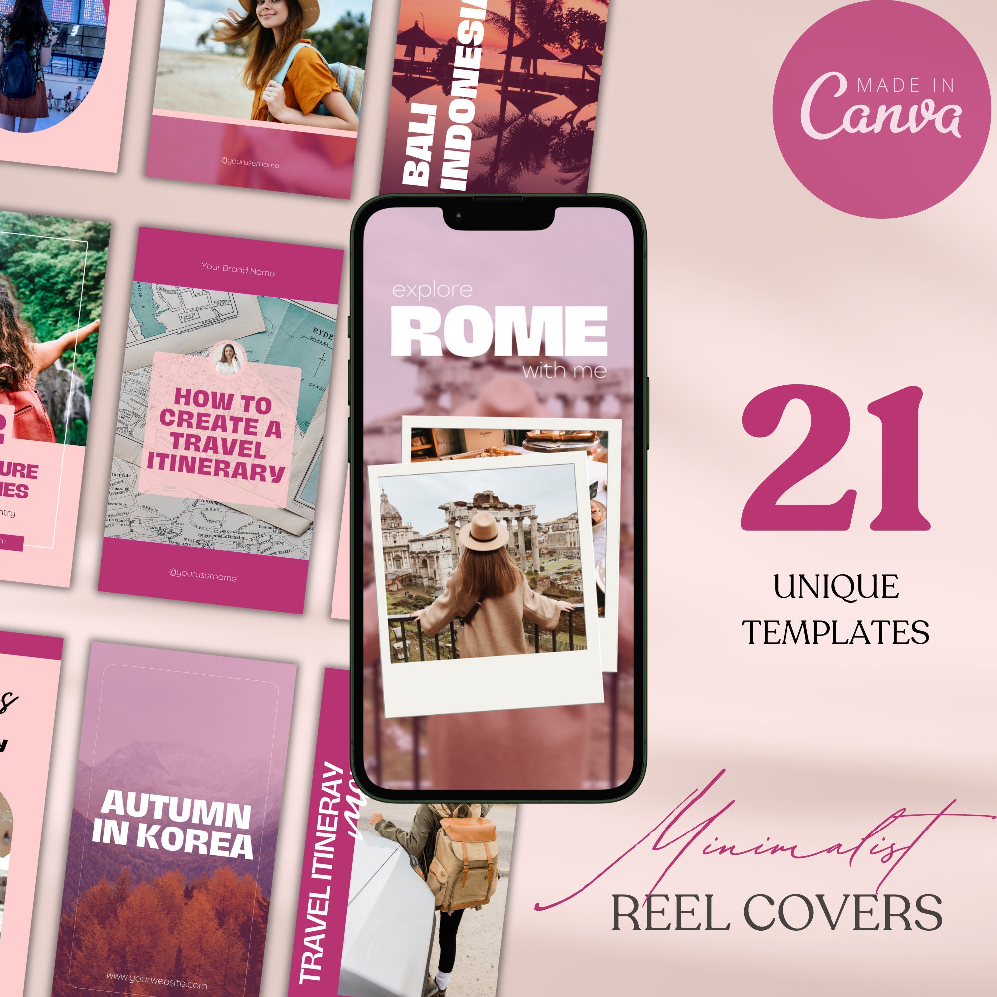 Reel Covers Instagram Reel Templates Travel Reel Covers Reel Cover ...