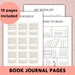 Digital Book Journal Printable Digital Reading Journal Goodnotes ...