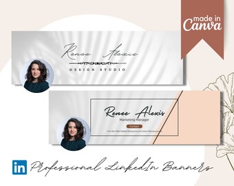 Aesthetic Linkedin Banner for Your Personal Branding on - Etsy