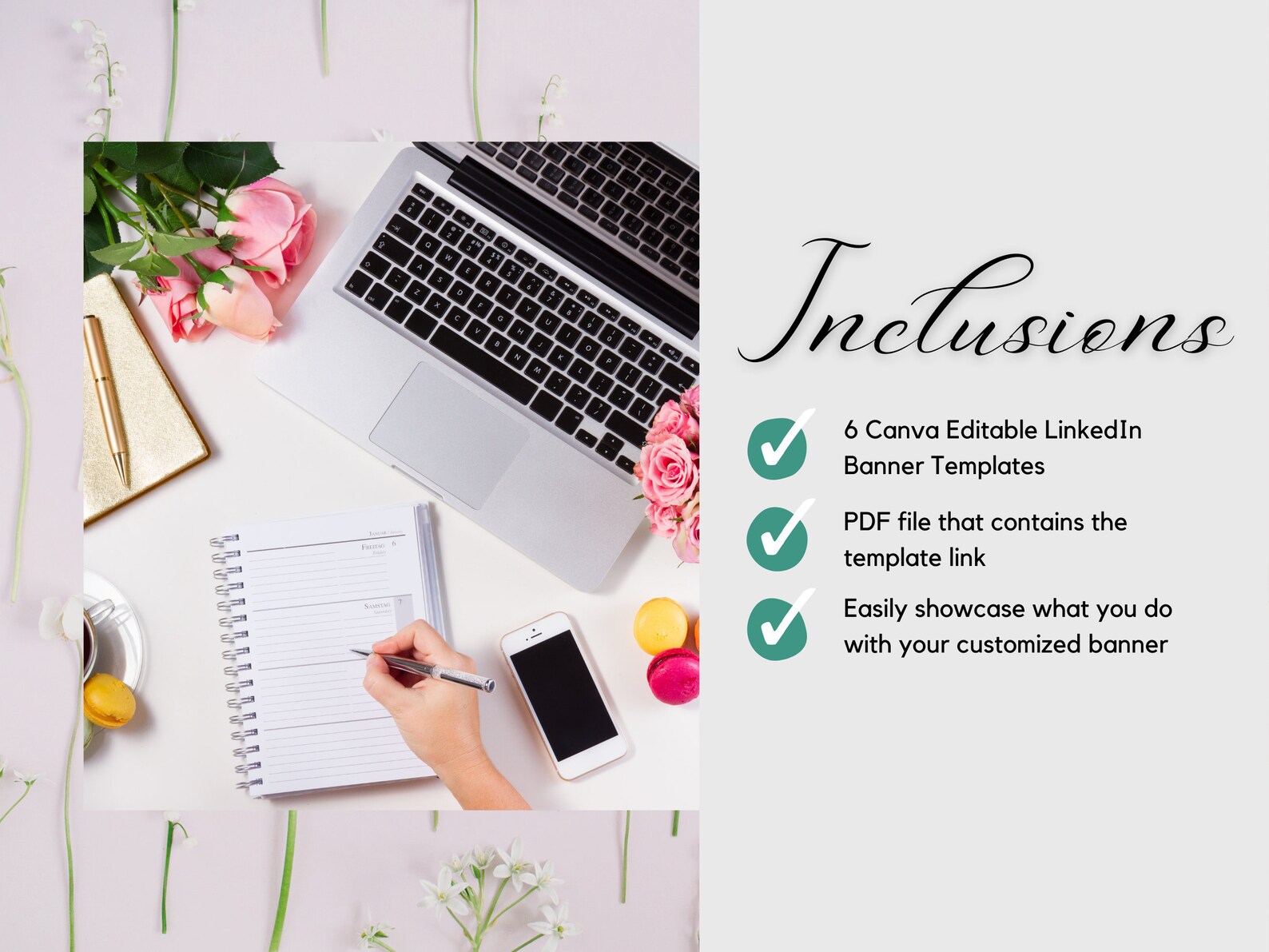 Linkedin Banner for Social Media Manager Canva Editable Template for ...