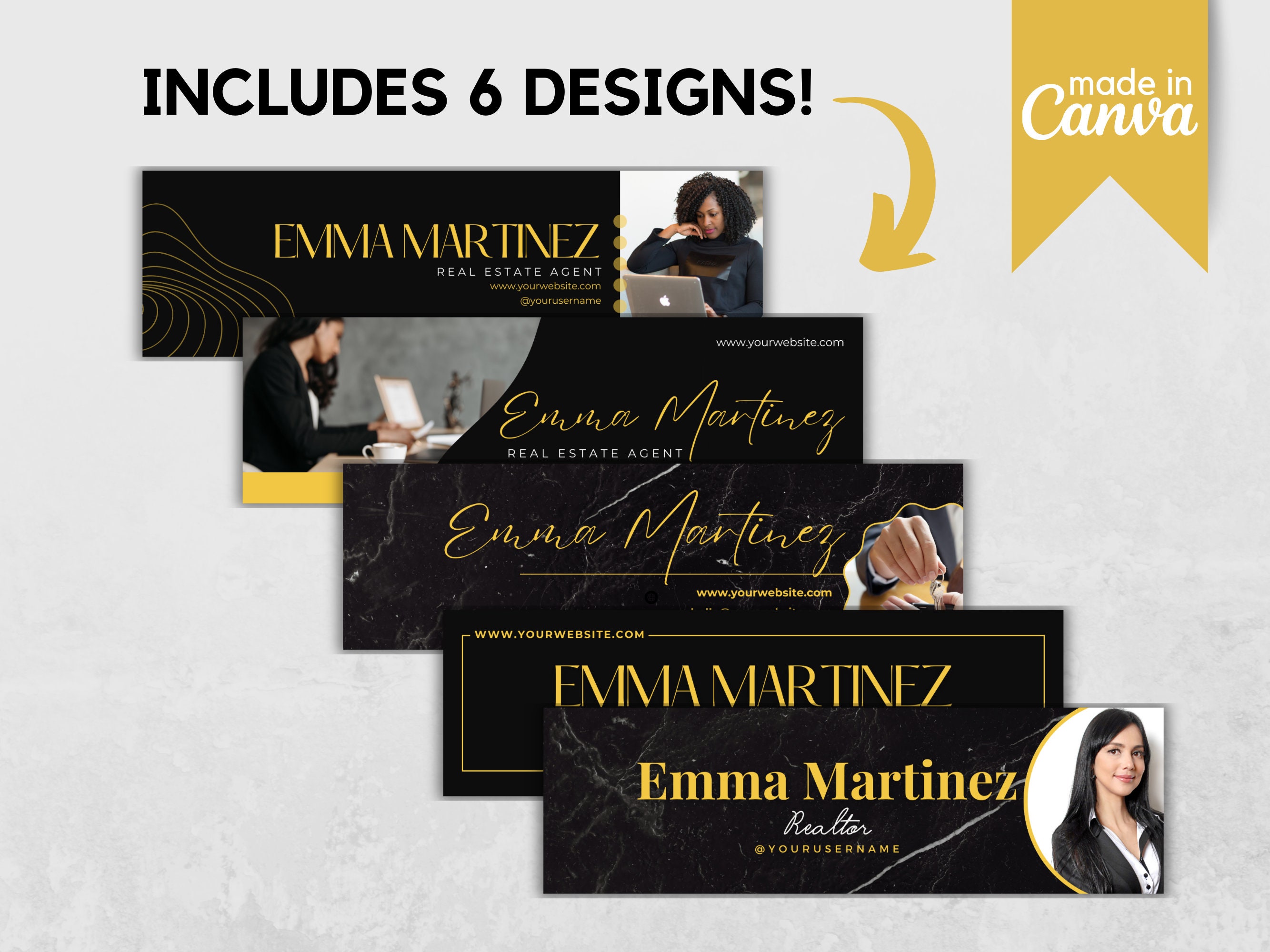 Real Estate Linkedin Banner Canva Editable Template for Real Estate ...